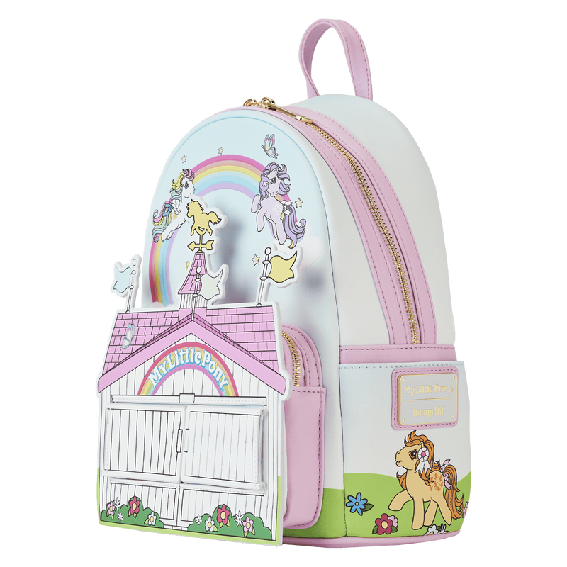 Loungefly Mini mochila 40 aniversario de My Little Pony – LOB